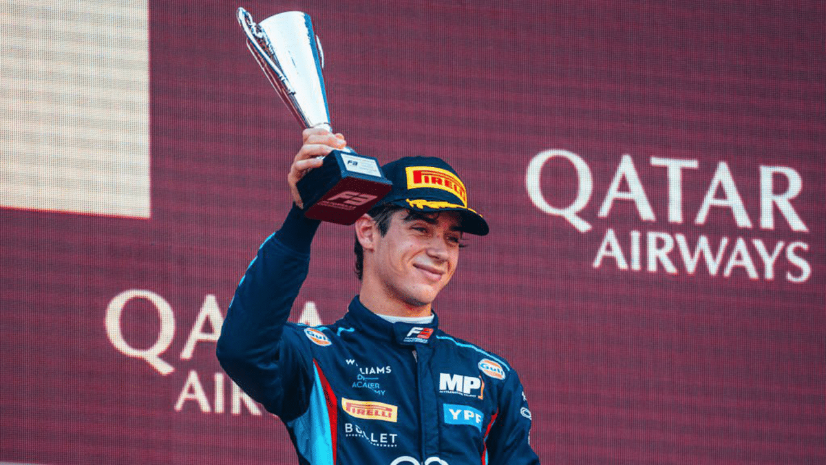 Podio e ilusión: Franco Colapinto logró otro gran resultado y subió en ...