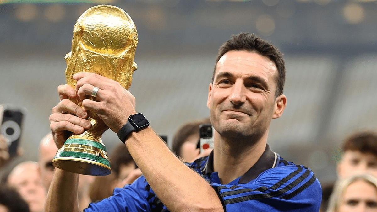 ¡Leyenda! Distinguieron la trayectoria a DT de Lionel Scaloni en los ...